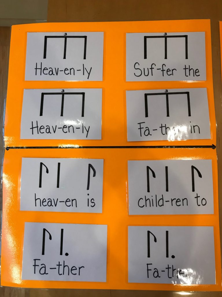 A Child’s Prayer: Word/Rhythm poster for Older Children - Teaching ...