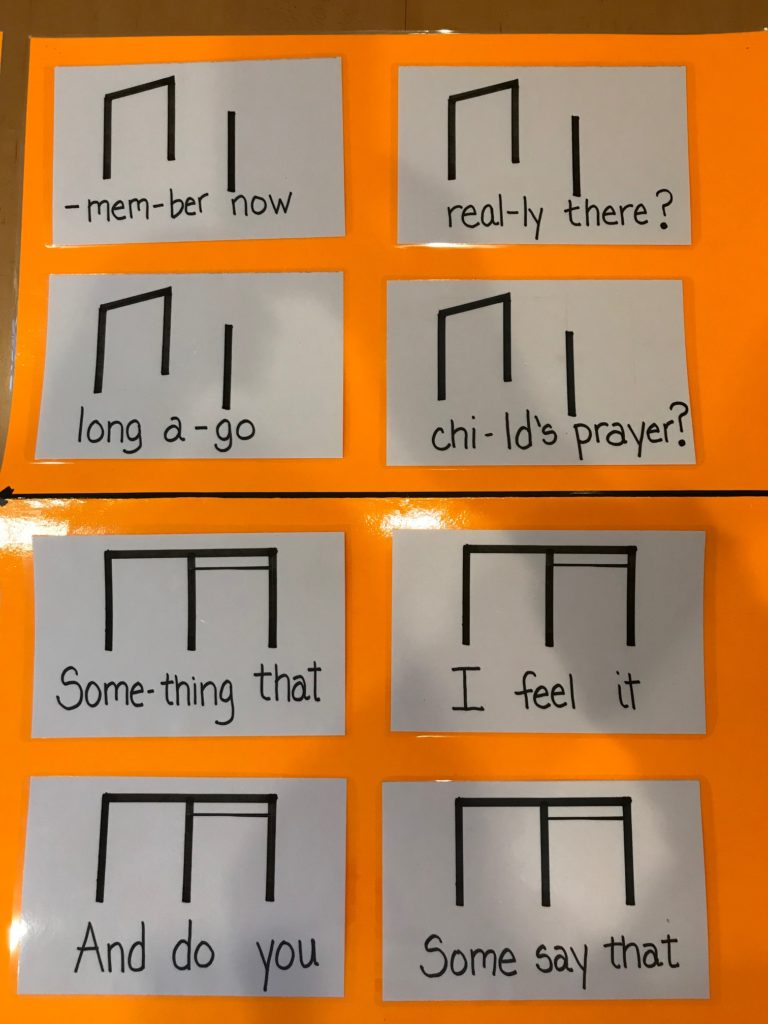 A Child’s Prayer: Word/Rhythm poster for Older Children - Teaching ...