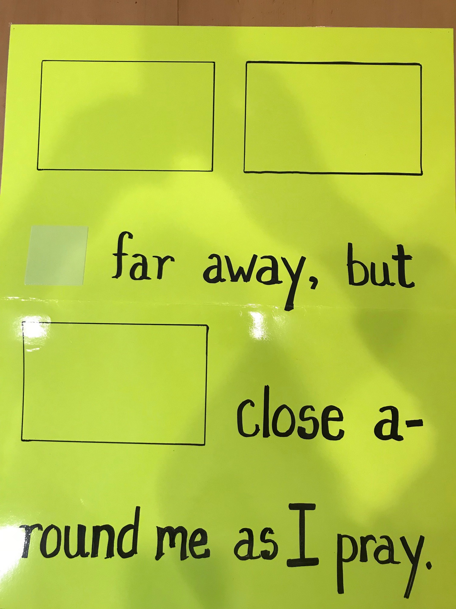 A Child’s Prayer: Word/Rhythm poster for Older Children - Teaching ...