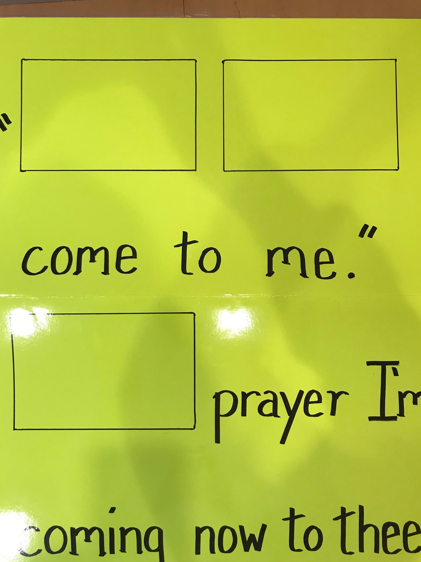 A Child’s Prayer: Word/Rhythm poster for Older Children - Teaching ...